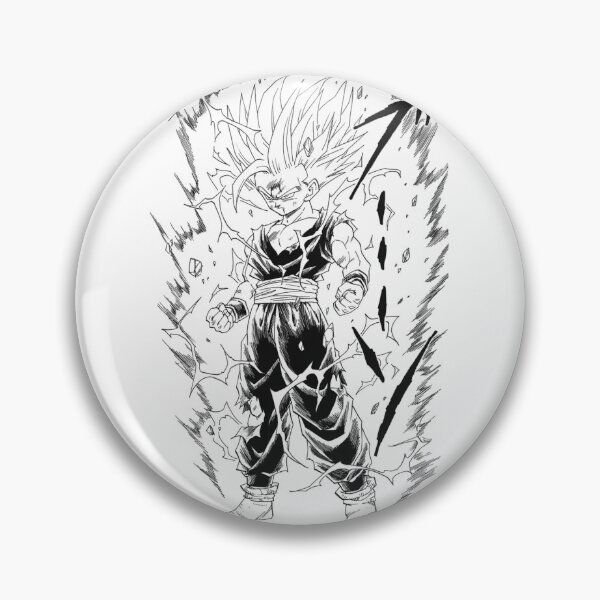 "Gohan Super Saiyan 2 Dragon Ball Z manga ssj2" Pin for Sale by ...