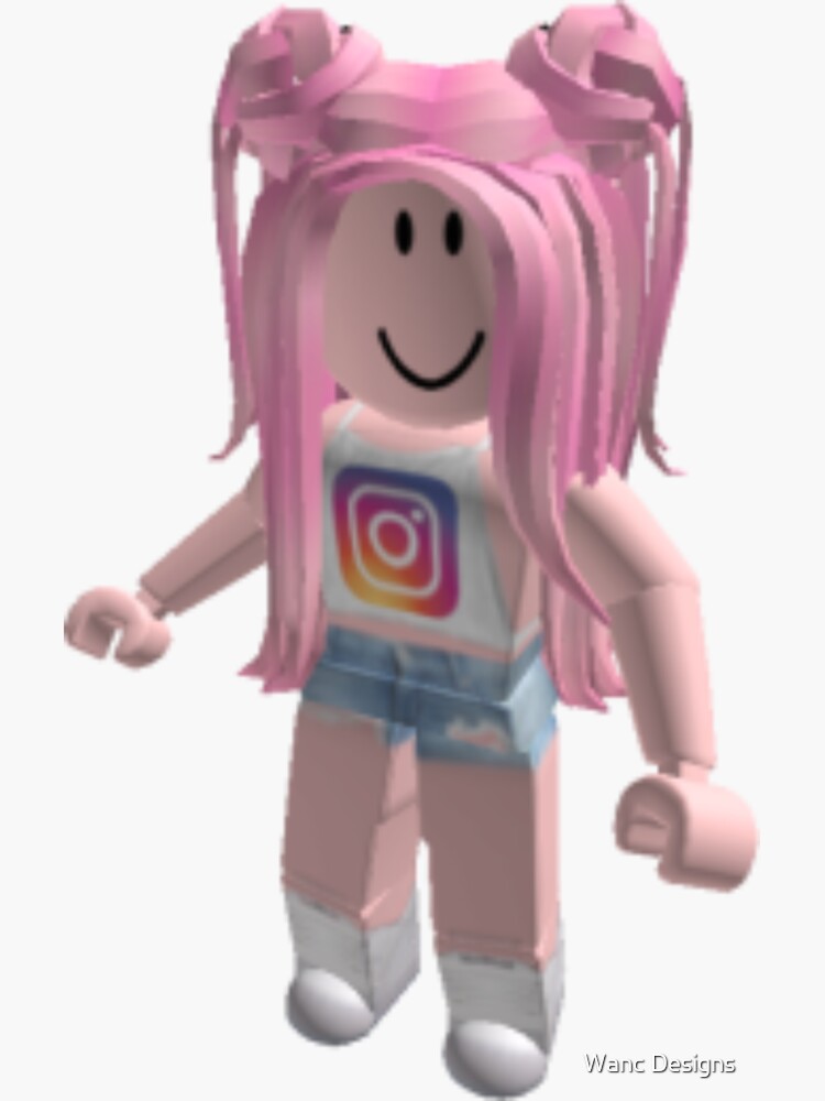 "Aesthetic Character Roblox Girls" Sticker for Sale by wanc-designs ...