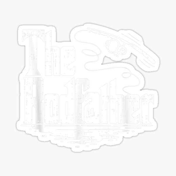"Funny Fishing Gift | The Rodfather" Sticker for Sale by MengiGuiying ...