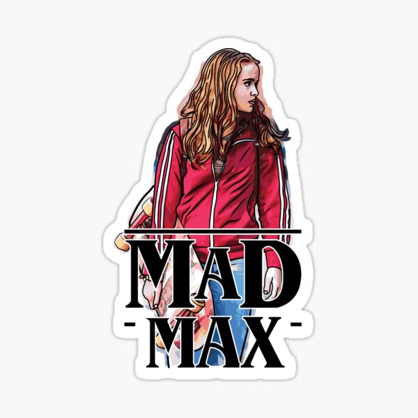 "Mad Max Stranger Things" Sticker for Sale by RonaldWinkler | Redbubble