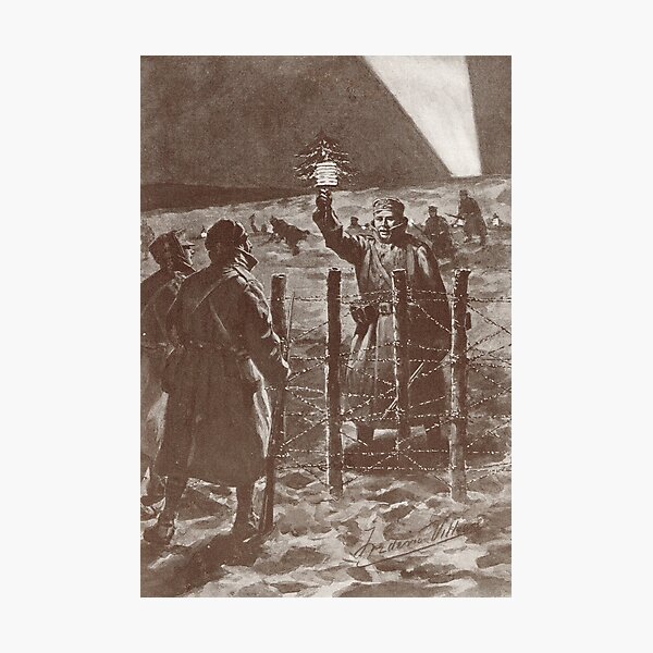 "The Christmas Truce, Western Front in 1914" Photographic Print by ...