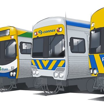 "Comeng History Melbourne Metro Trains" Sticker for Sale by WhiteW0LF ...
