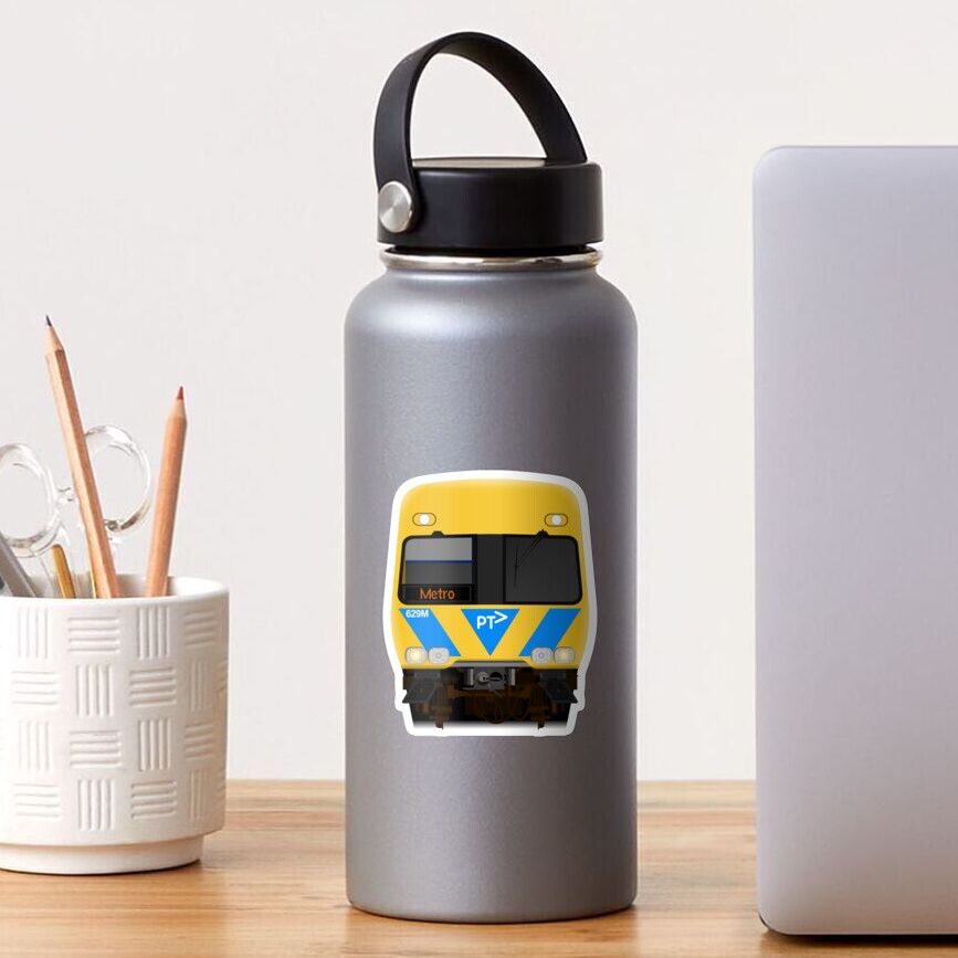 "Comeng Refurbished Metro Trains Melbourne Front" Sticker for Sale by ...