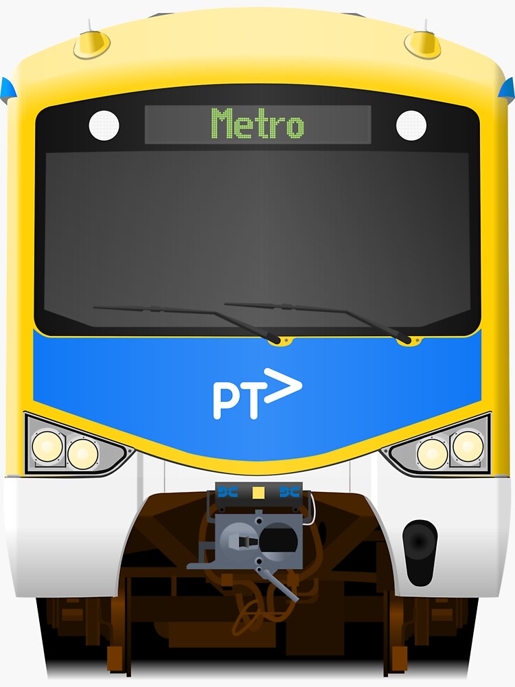 "Siemens Nexus Metro Trains Melbourne Front" Sticker for Sale by ...