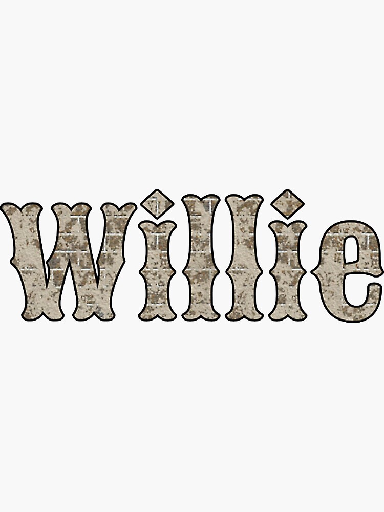 "Willie " Sticker for Sale by CasaNiva72 | Redbubble