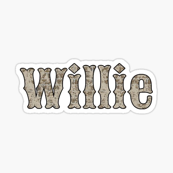 "Willie " Sticker for Sale by CasaNiva72 | Redbubble