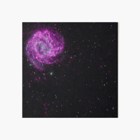 "16-Bit Pixel Art Galaxy M83 in Purple" Art Board Print for Sale by ...