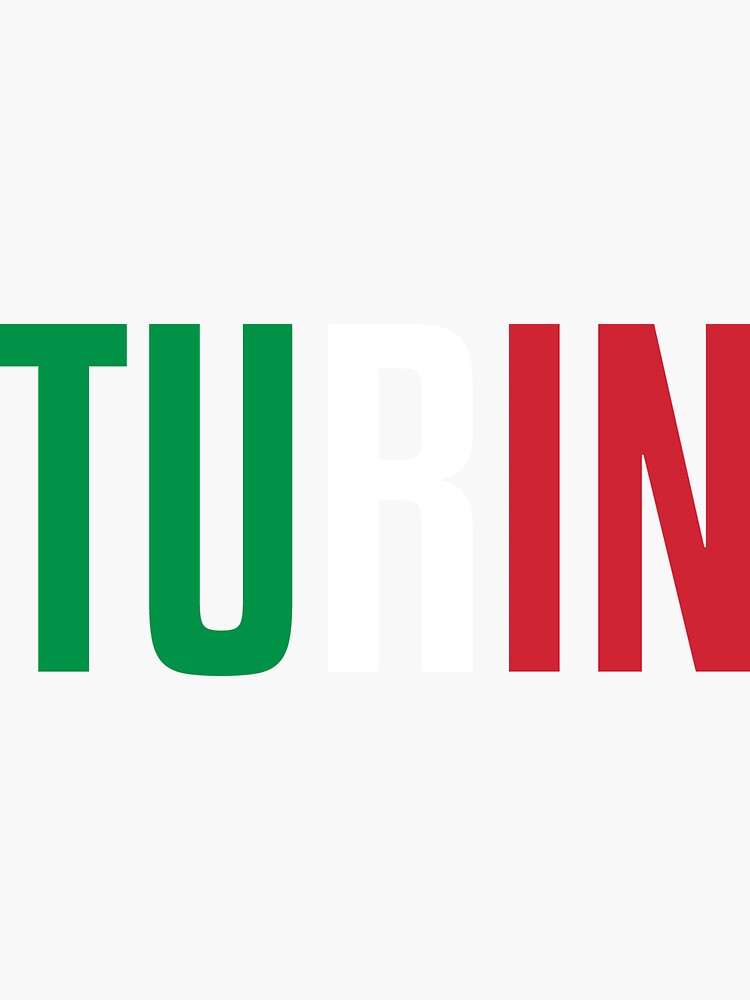 "TURIN" Sticker for Sale by kevinsg | Redbubble