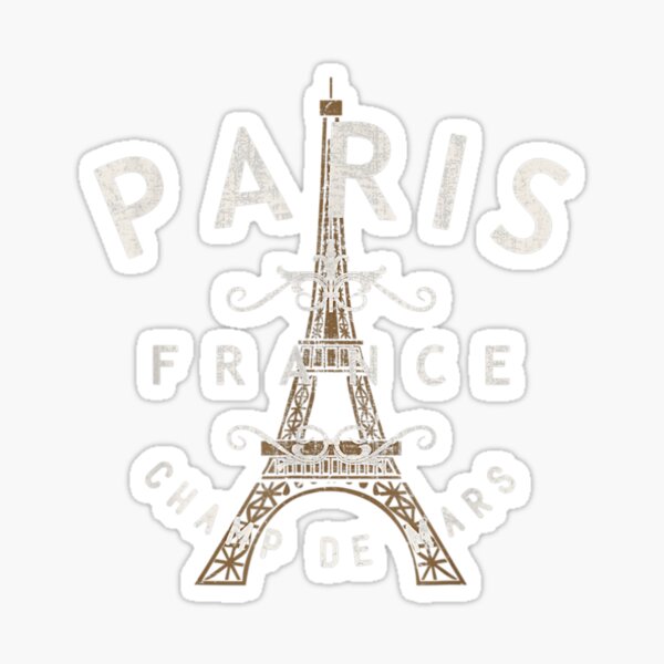 "Paris France Vintage" Sticker for Sale by VanaMarco | Redbubble