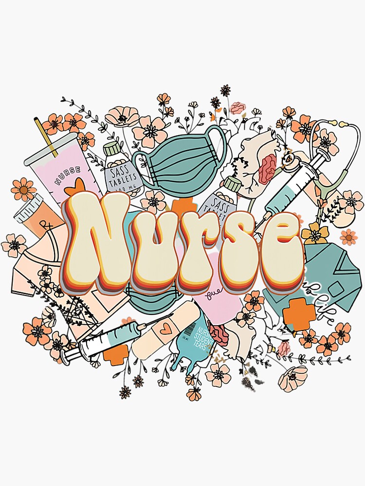 "Nursing Girls Students Er Cna Rn Nurse Week" Sticker for Sale by ...