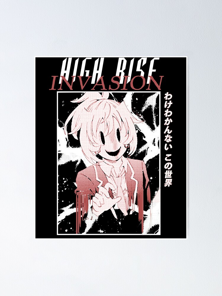 "Day Gift for High Japanese Rise Invasion Manga Funny Fans" Poster for ...