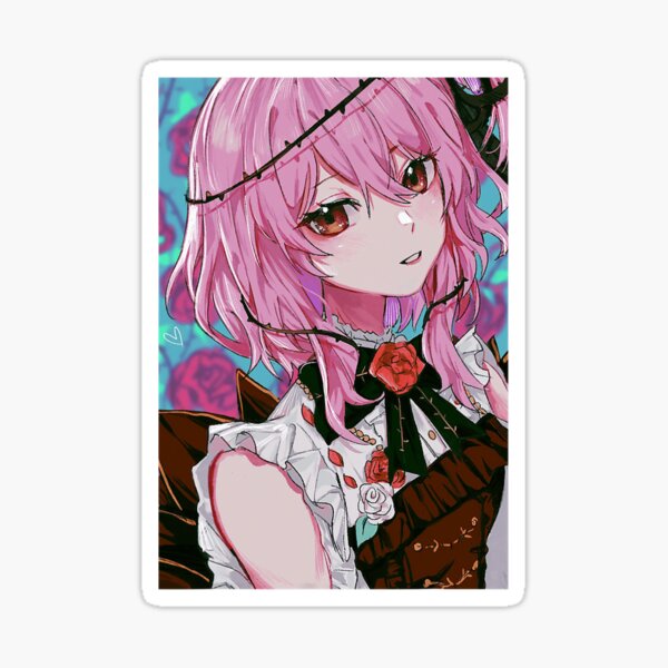 "Anime Girl Kawaii Waifu Aesthetic Japanese Manga Otaku " Sticker for ...