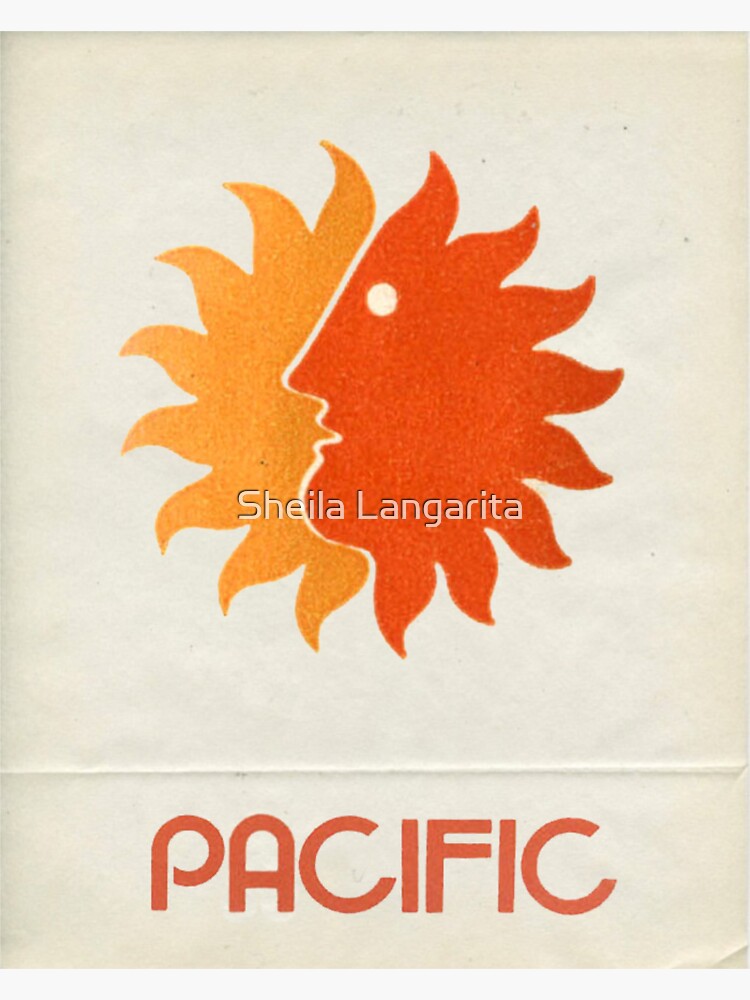 "pacific" Sticker for Sale by sheilalangarita | Redbubble