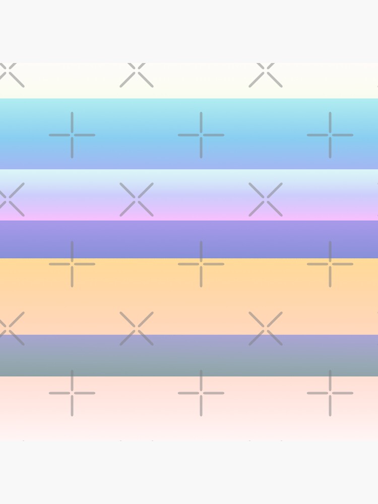 "Preppy color palette striped | pastel preppy" Sticker for Sale by ...