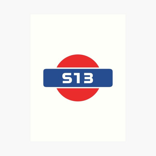 "S13 Badge" Art Print by ApexFibers | Redbubble