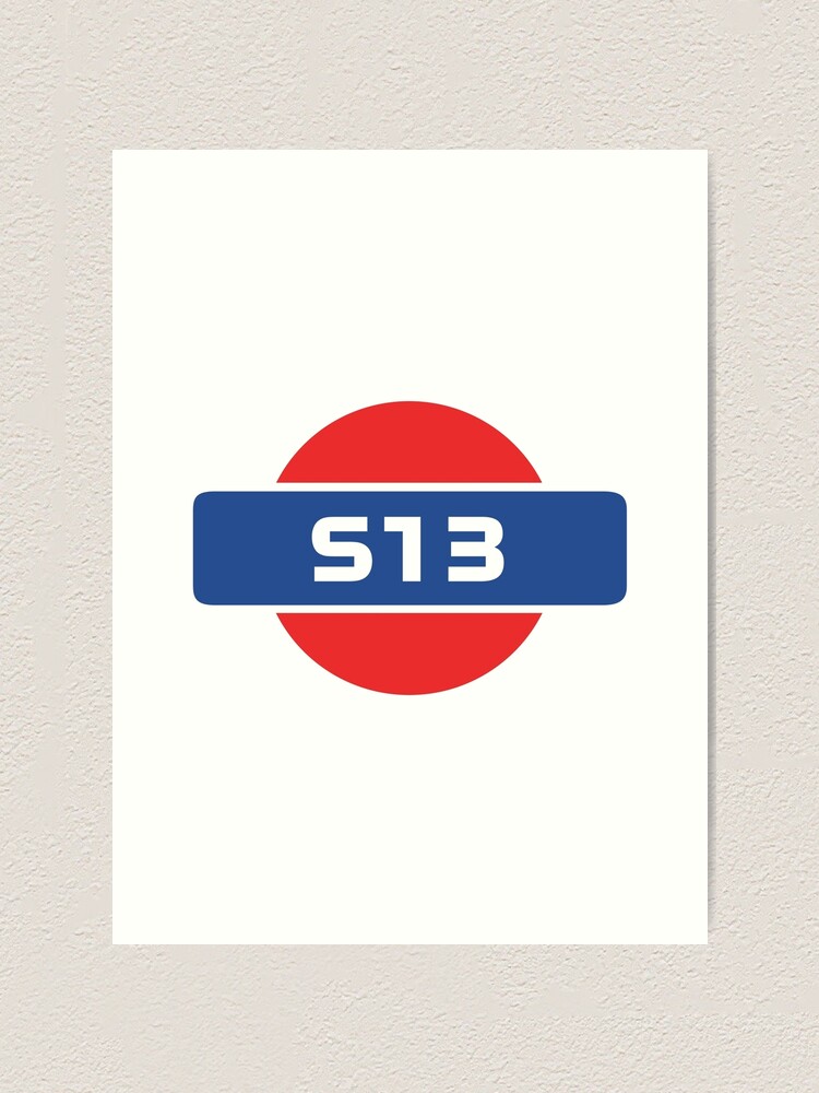 "S13 Badge" Art Print for Sale by ApexFibers | Redbubble