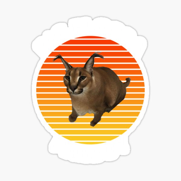 "Big Floppa My Beloved Caracal Meme " Sticker for Sale by ...