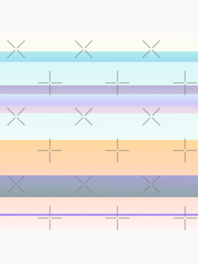 "Preppy color palette striped | pastel preppy" Poster for Sale by lausn ...