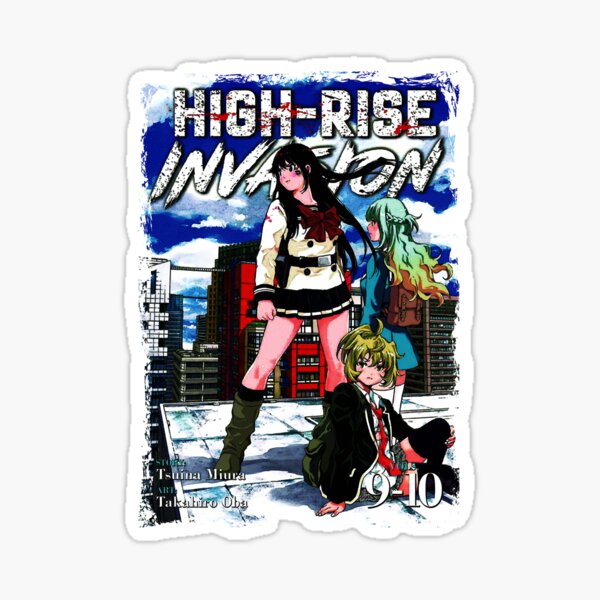 "For Men Women Kuon Shinzaki high rise invasion 5" Sticker for Sale by ...
