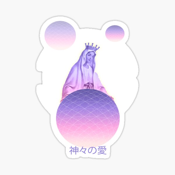 "Mother mary" Sticker for Sale by bunsbodega | Redbubble