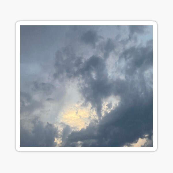 "Real Unique Cloud Sky" Sticker for Sale by Steff-shop | Redbubble