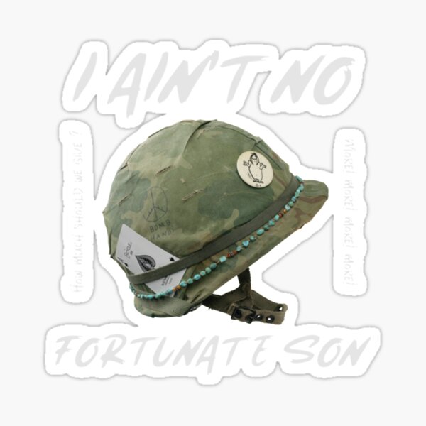"I Ain_t No Fortunate Son CCR" Sticker for Sale by MazdakemMDK | Redbubble