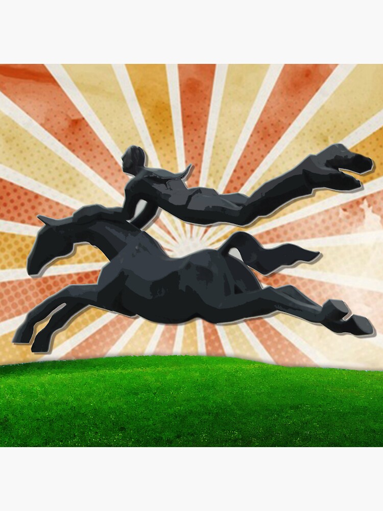 "Free Rider High Jump" Sticker for Sale by BenBT | Redbubble