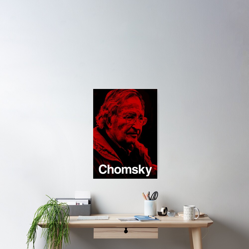 "Noam Chomsky" Poster von KeepLeft | Redbubble