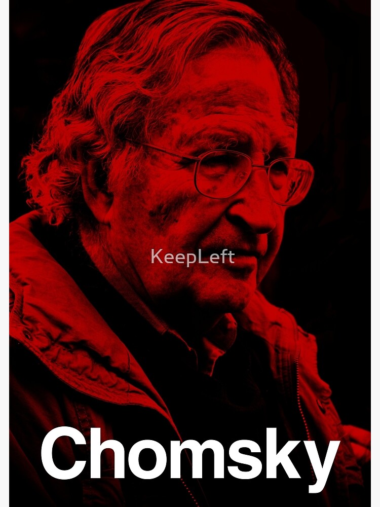 "Noam Chomsky" Poster von KeepLeft | Redbubble