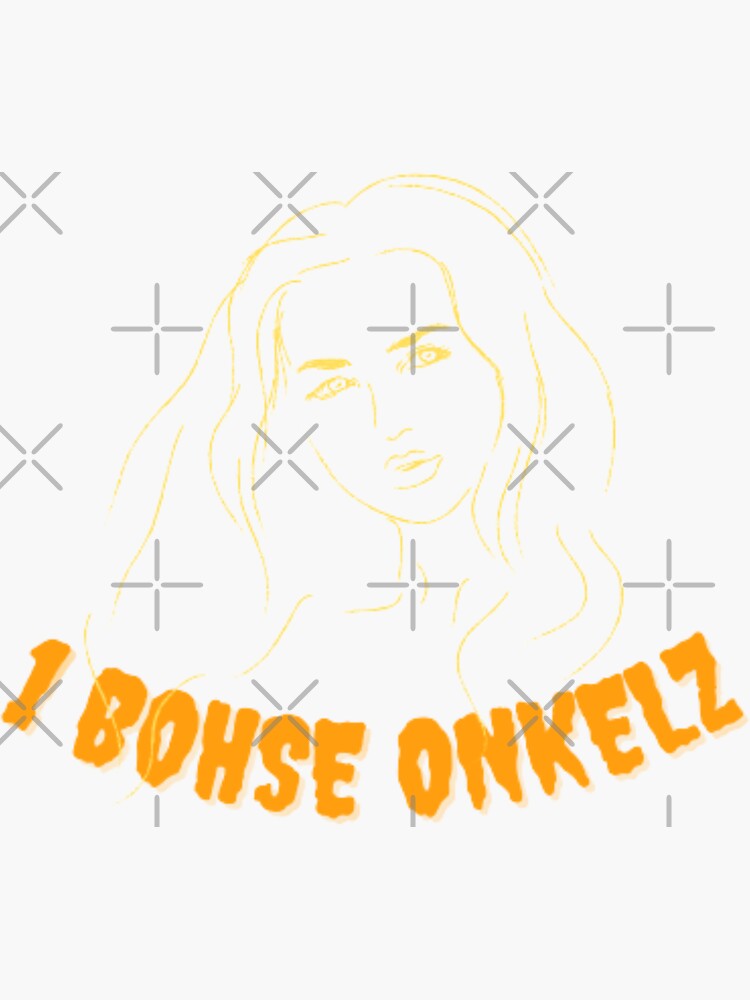 "1 Bohse Onkelz" Sticker for Sale by Javedempire | Redbubble