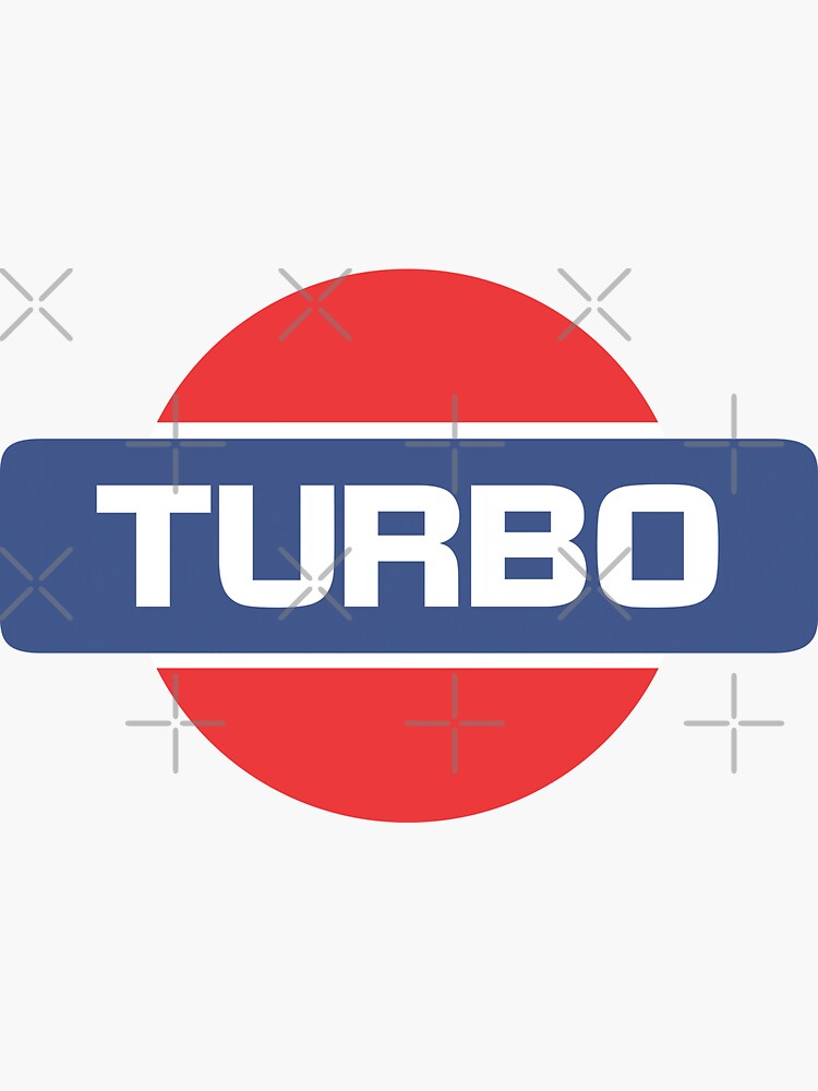 "Turbo logo" Sticker by ApexFibers | Redbubble