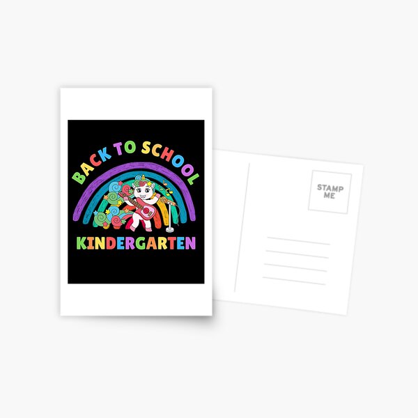 "Back To School Unicorn Kindergarten For Back To School Music School ...