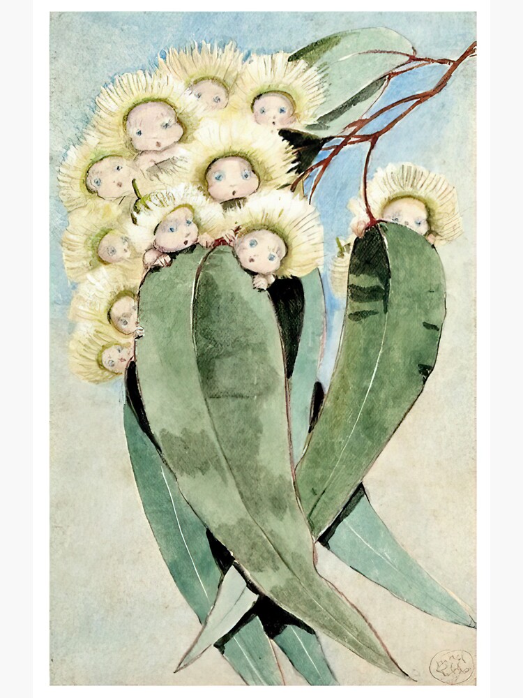 "Gum Blossom Babies" Sticker for Sale by HollyHolmes | Redbubble