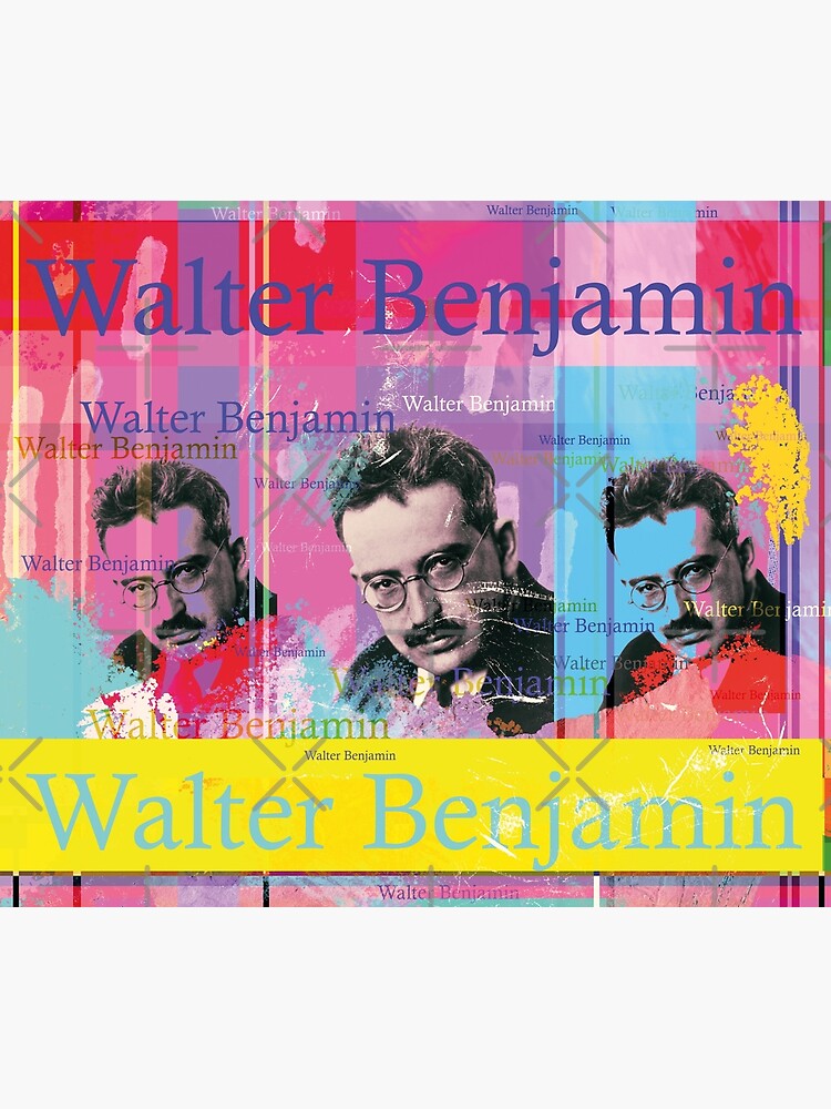 Póster «retrato estético de Walter Benjamin, filósofo y crítico ...