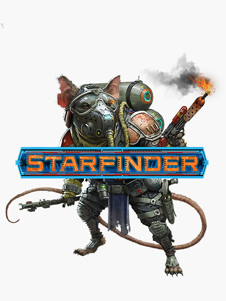 "Starfinder Quig the Mechanic Premium" Sticker for Sale by SodaLin | Redbubble