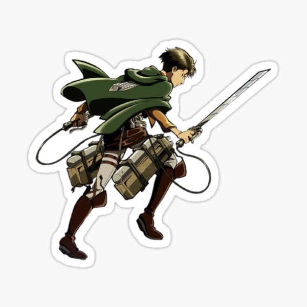 "Levi Ackerman AOT" Sticker for Sale by AnimeLove89 | Redbubble