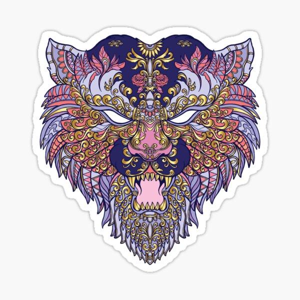 "lion tattoo " Sticker for Sale by banglalook | Redbubble