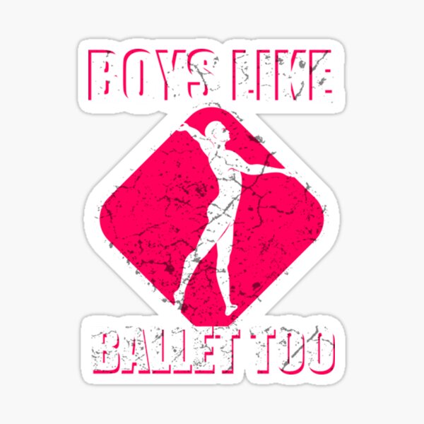 "Boys Ballet" Sticker for Sale by KusoThor | Redbubble