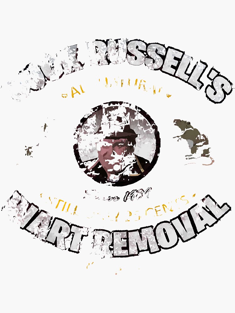 Pegatina «Eliminación de verrugas de Buck Russell de UNCLE BUCK» de ...