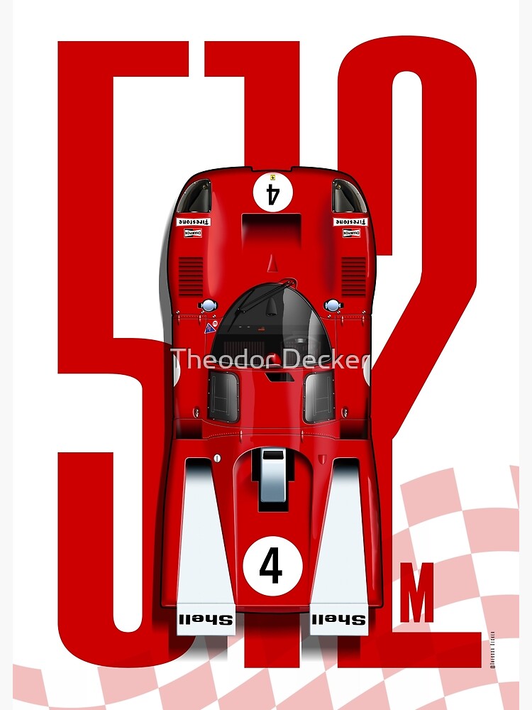 "Ferrari 512M Kyalami Top Tribute" Art Print for Sale by theodordecker ...