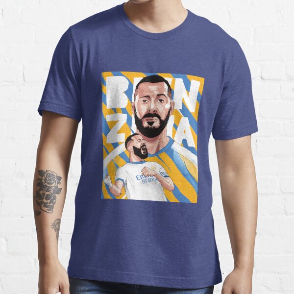 "KARIM BENZEMA - ILLUSTRATION ARTWORK" T-shirt for Sale by medelwaid2 ...