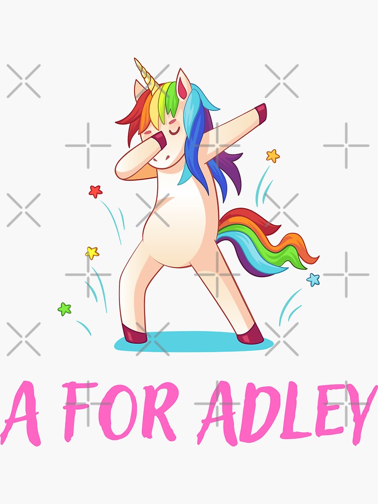 "Youtube A For Adley, funny designs that your kids will love " Sticker ...