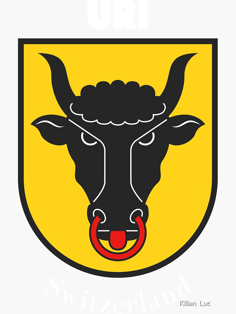 "Uri with coat of arms" Sticker for Sale by KilianLuc | Redbubble