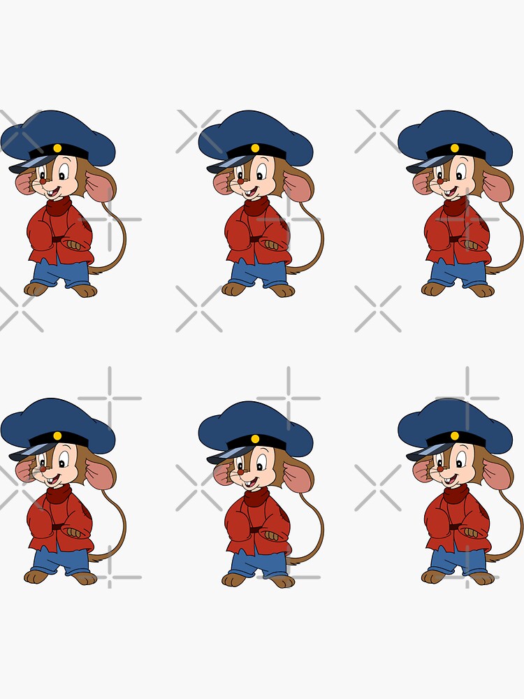 "Fievel" Sticker for Sale by Dakhin40 | Redbubble