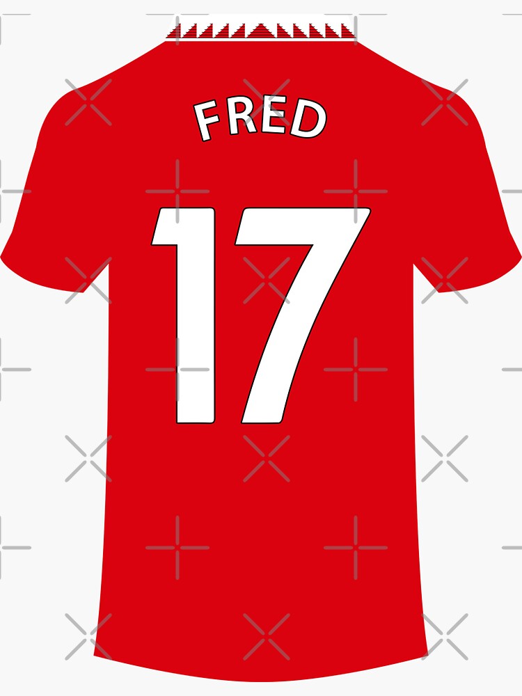 "Fred - United 22" Sticker for Sale by OnTargetSports | Redbubble