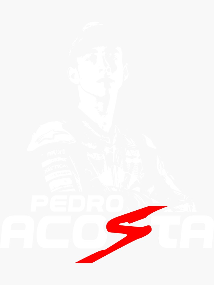 "PEDRO ACOSTA" Sticker for Sale by vatraelsio | Redbubble