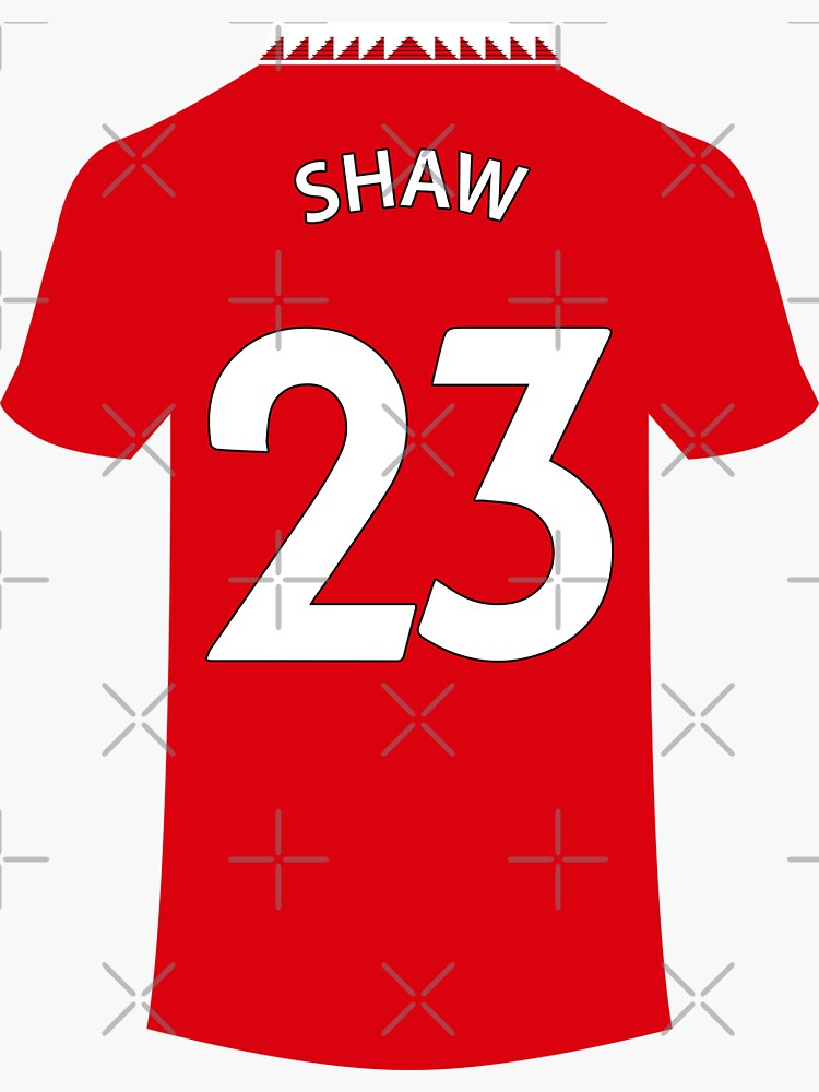 "Luke Shaw - United 22" Sticker for Sale by OnTargetSports | Redbubble