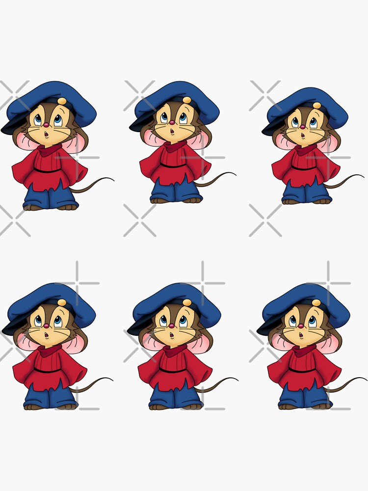 "Fievel" Sticker for Sale by Dakhin40 | Redbubble