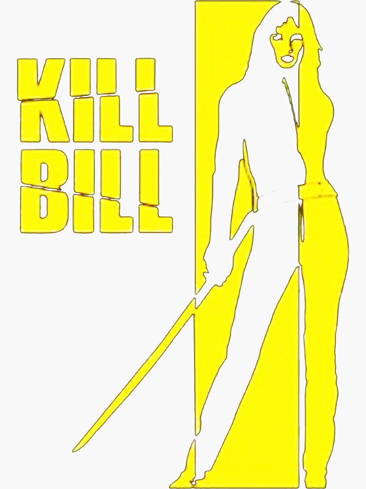 "Kill Bill" Sticker for Sale by wirawiri5437 | Redbubble