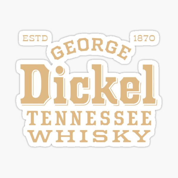 "terlalu-george-dickel-whiskey-kesetiaan" Sticker for Sale by suzafcvs ...
